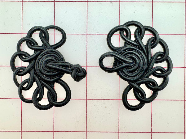 Applique - Vintage Black Corded Frog Close-Out – Tutu.com