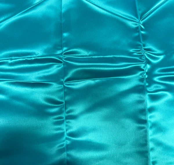 Grab Bag - Satin 60-inches wide Peacock (Turquoise) – Tutu.com