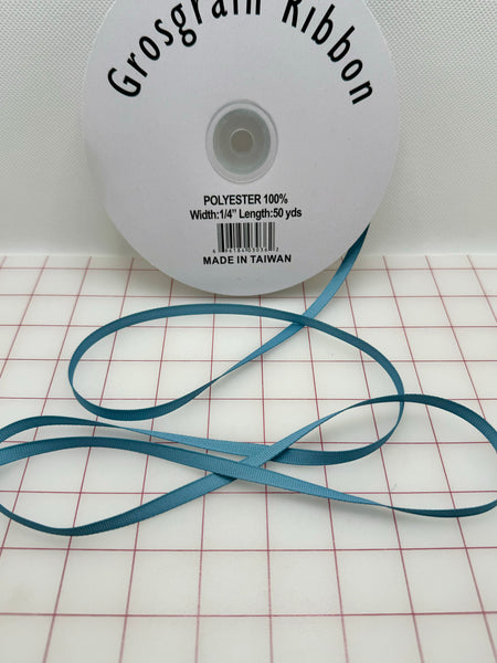 Grosgrain Ribbon - 1/4-inch Williamsburg Blue – Tutu.com