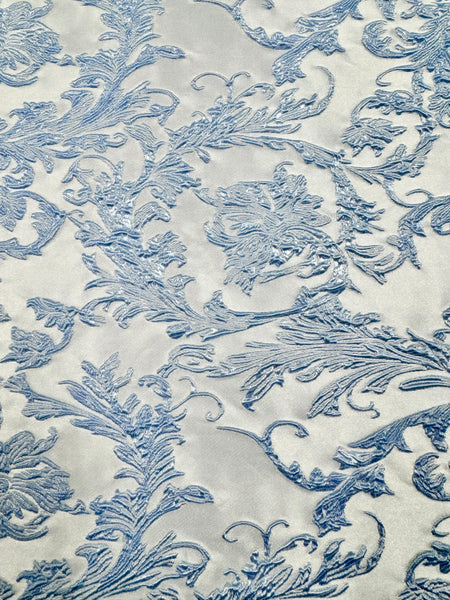 Brocade - 60-in Bright Light Blue Corded Satin New Color! – Tutu.com