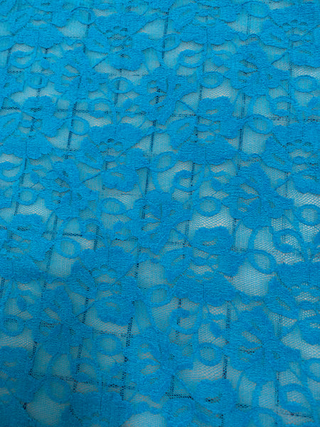 Stretch Lace - 72-inches Wide Turquoise – Tutu.com