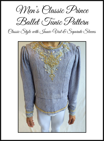 Download - Instructions for Men's Classic Prince Ballet Tunic – Tutu.com